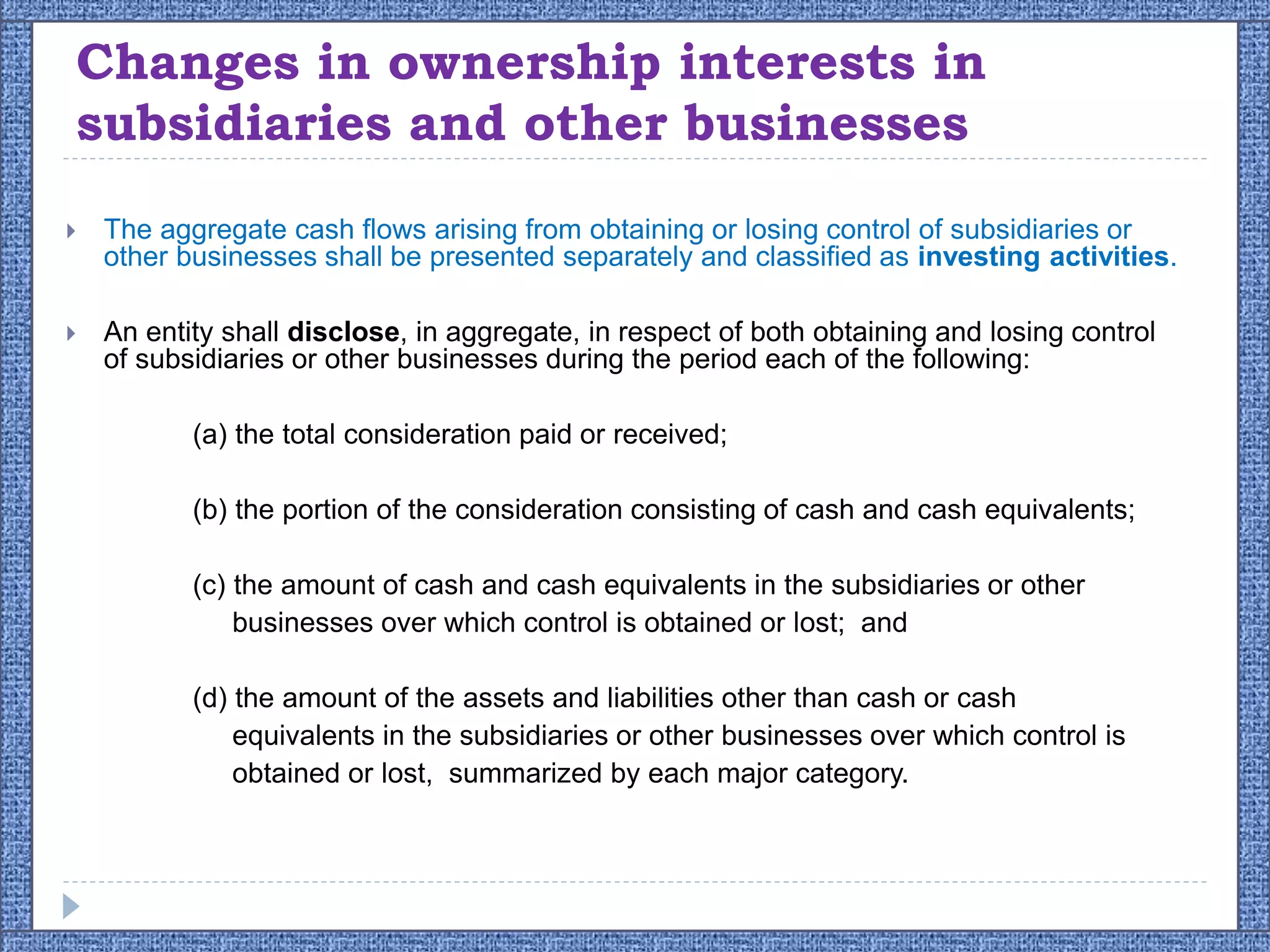 IAS 7 - Statement of Cash Flow | PPTX