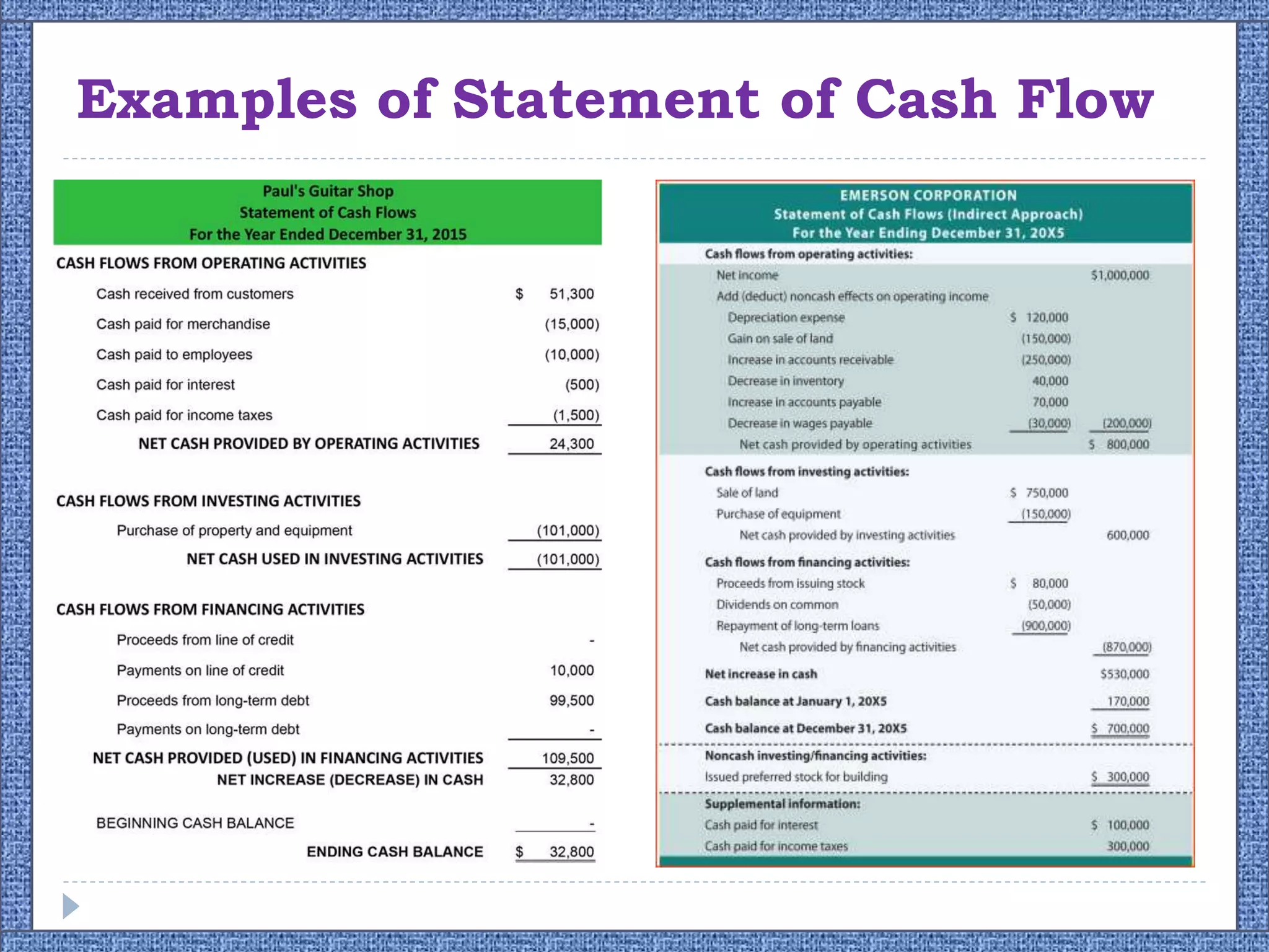 IAS 7 - Statement of Cash Flow | PPTX