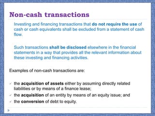 IAS 7 - Statement of Cash Flow | PPTX