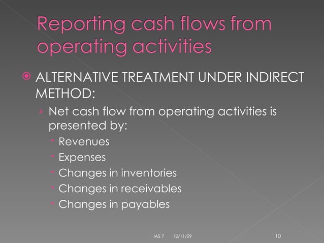 Ias 7 Cash Flow Statements | PPT