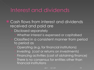 Ias 7 Cash Flow Statements | PPT