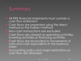 Ias 7 Cash Flow Statements | PPT