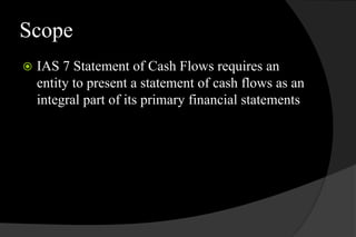 IAS 7 Stetement of Cash Flows | PPTX