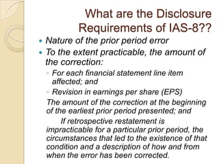 Ias 8 presentation final | PPTX