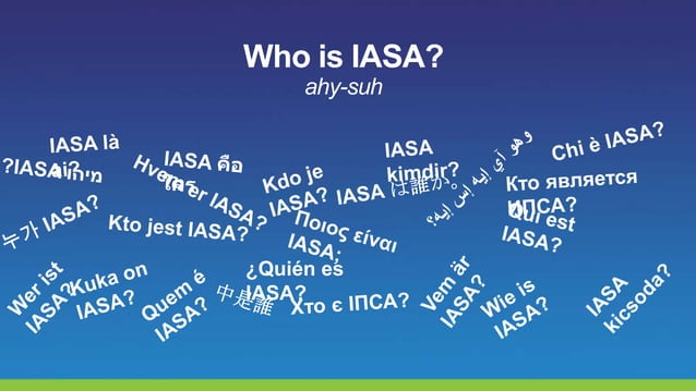 Iasa, Iasa Ireland, ICS Jan 2011 | PPT
