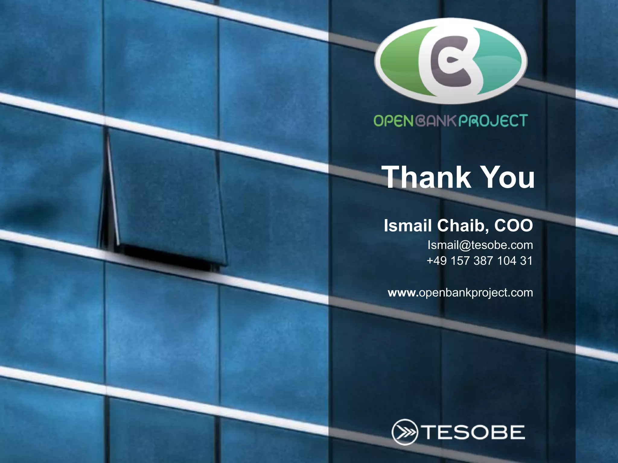 Iasa Spain Arquitecturatic - The Open Bank Project | PPT