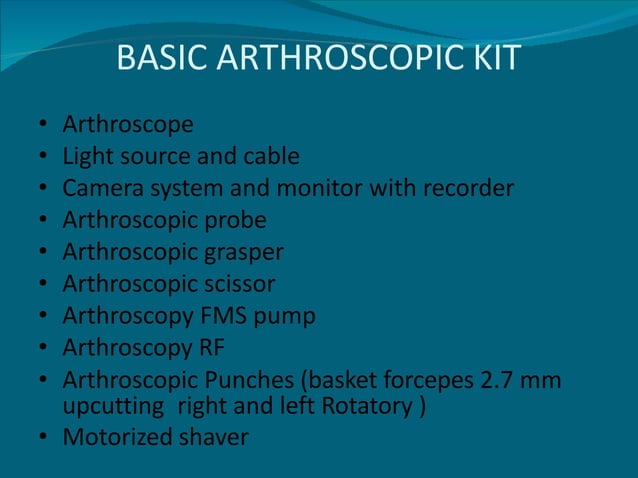 Shoulder Arthroscopy positioning and preparation | PPTX
