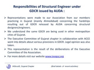 Indian Association of Structural Engineers, Gujarat Chapter | PPTX