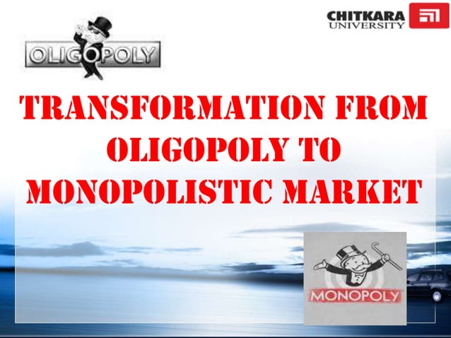 Indian Automobile Sector (Oligopoly to monopolistic transformation ...