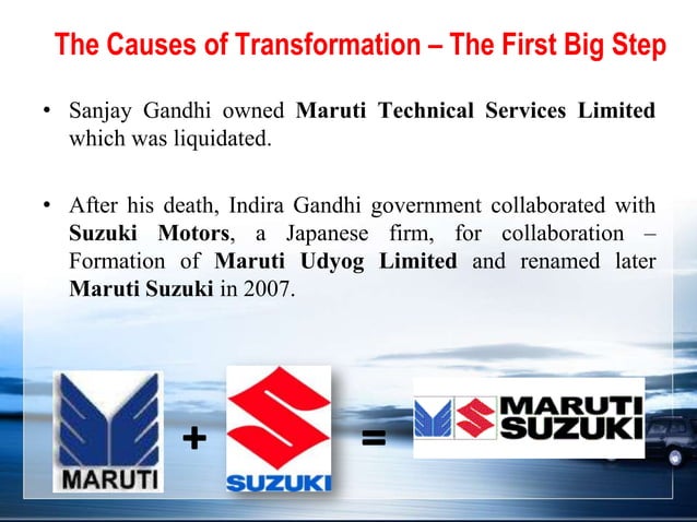 Indian Automobile Sector (Oligopoly to monopolistic transformation ...