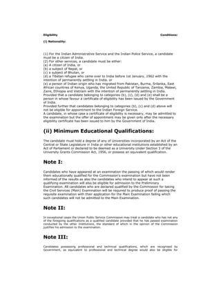 Ias exam written test pattern | DOCX