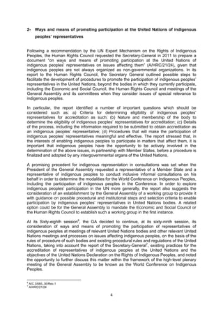 #WCIP2014 IASG - thematic paper participation rev1 | PDF