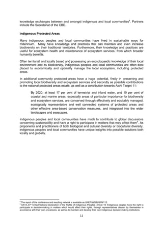 #WCIP2014 IASG - thematic paper traditional knowledge rev1 | PDF