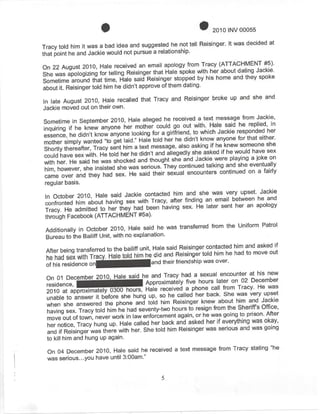 Deputy John Hale, Internal Affairs Report #1, Leon County, Florida Sheriff's Office | PDF