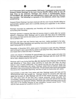 Deputy John Hale, Internal Affairs Report #1, Leon County, Florida Sheriff's Office | PDF