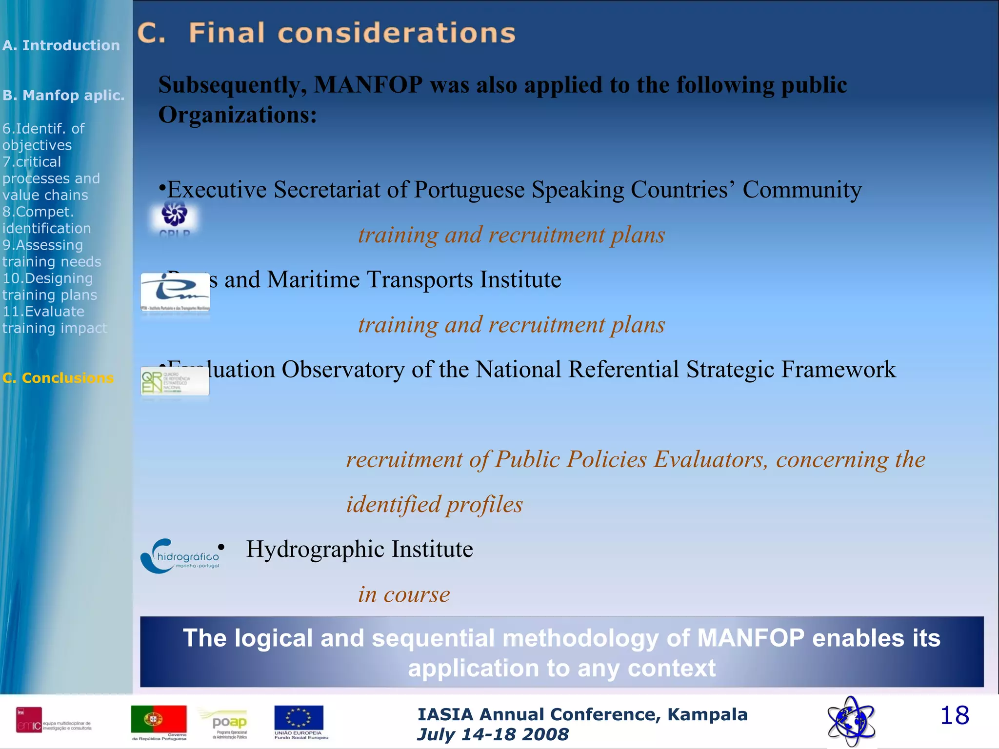 Training Needs Assessment in Public Organisations, Helena Rato; David ...