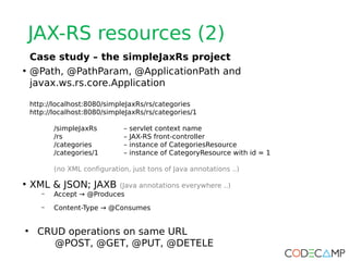 Iasi code camp 12 october 2013 jax-rs-jee-ecosystem - catalin mihalache ...