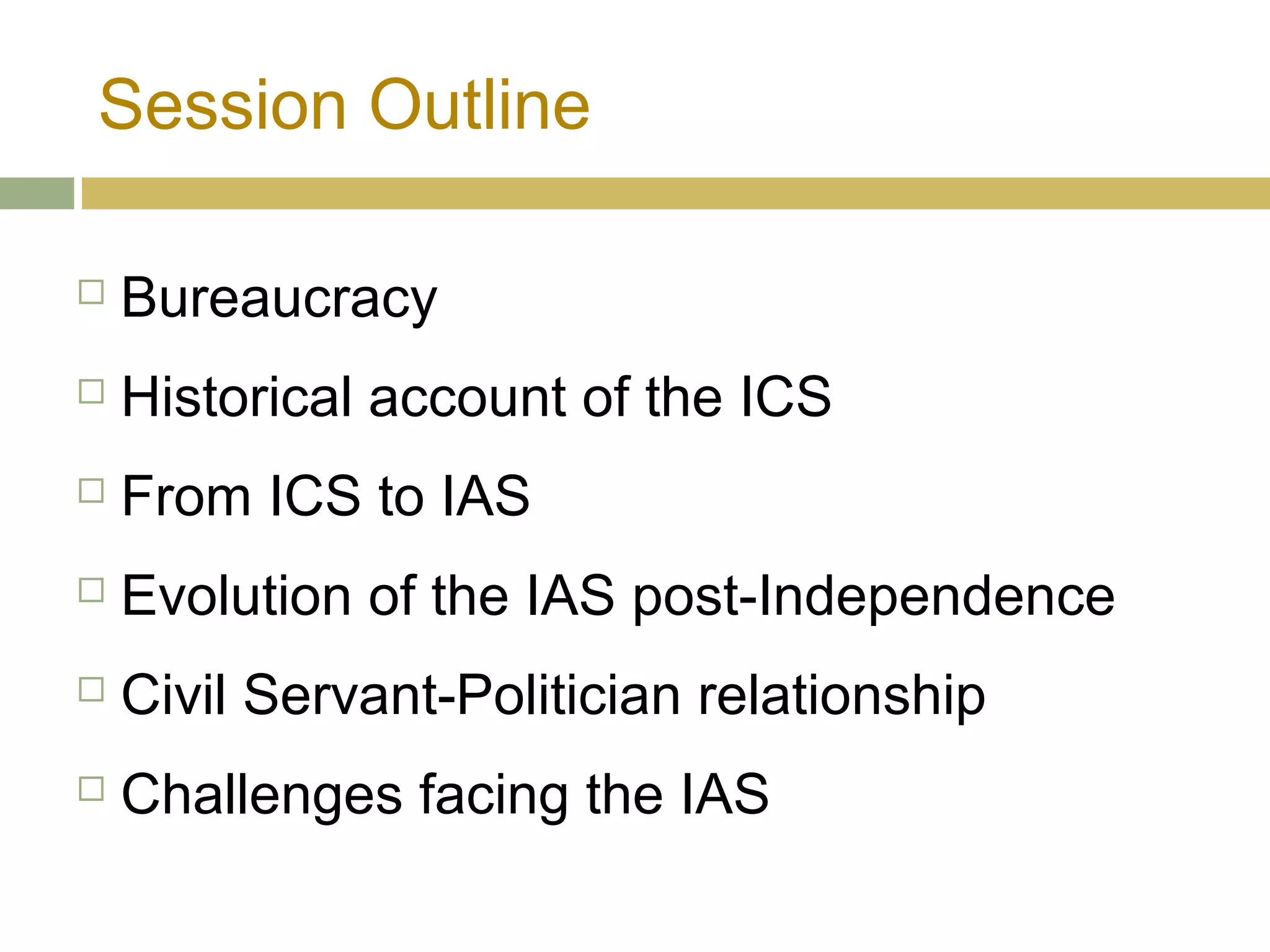IAS in Perspective | PPT