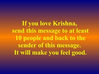 I Asked Krishna | PPS