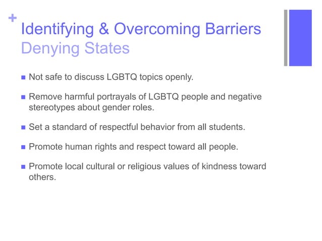 LGBTQ Curriculum Inclusion: The Role of the School Library | PPTX ...