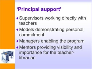 Collaboration and support: The role of the principal | PPT