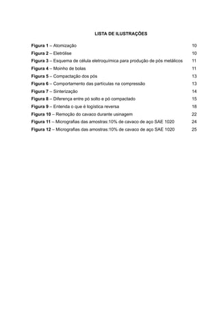 TCC - Reciclagem de cavaco de aço com a metalurgia do pó | PDF