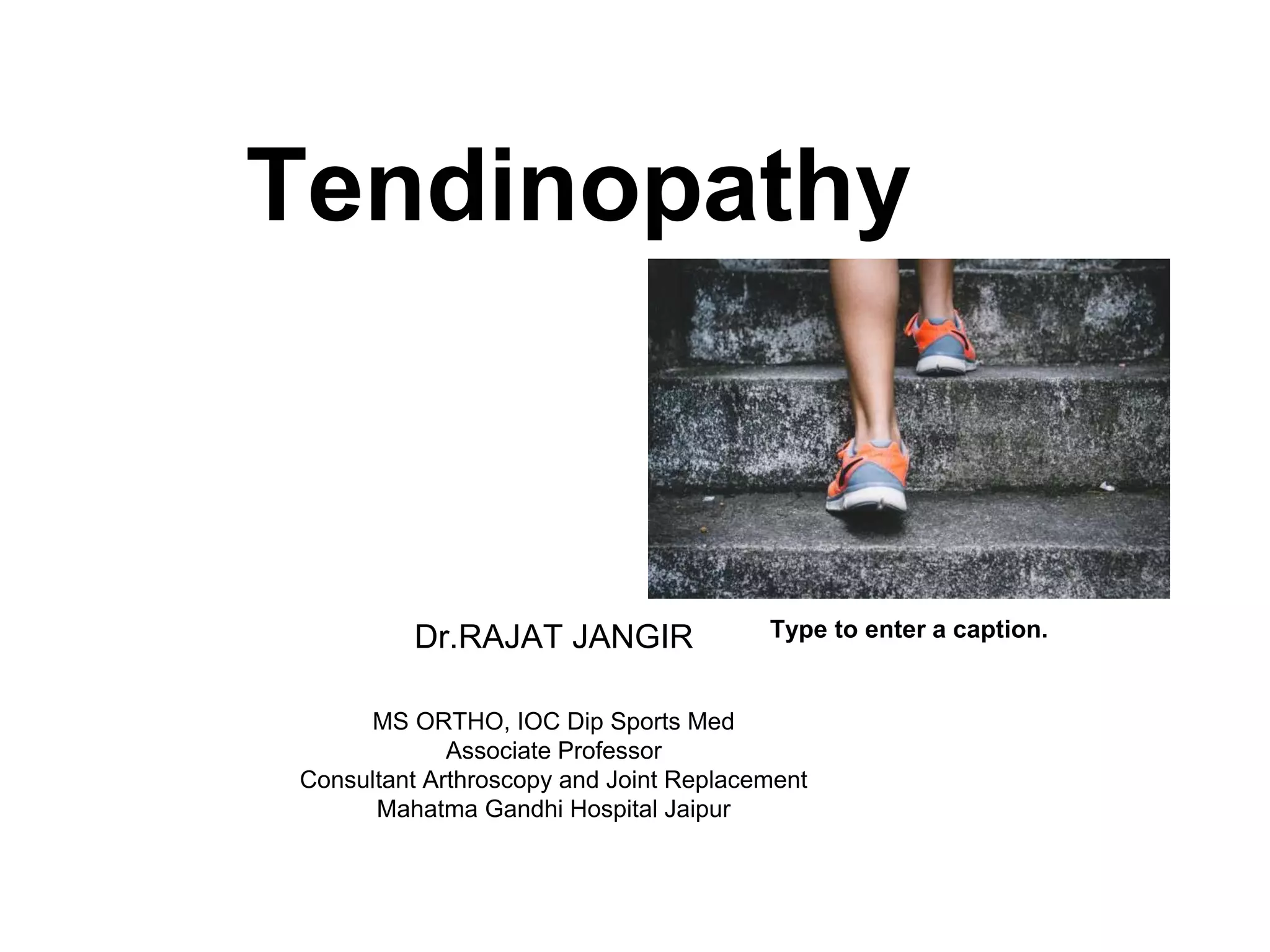 Treatment options of Tendinopathy in Athletes: Tendon Overload I Dr ...