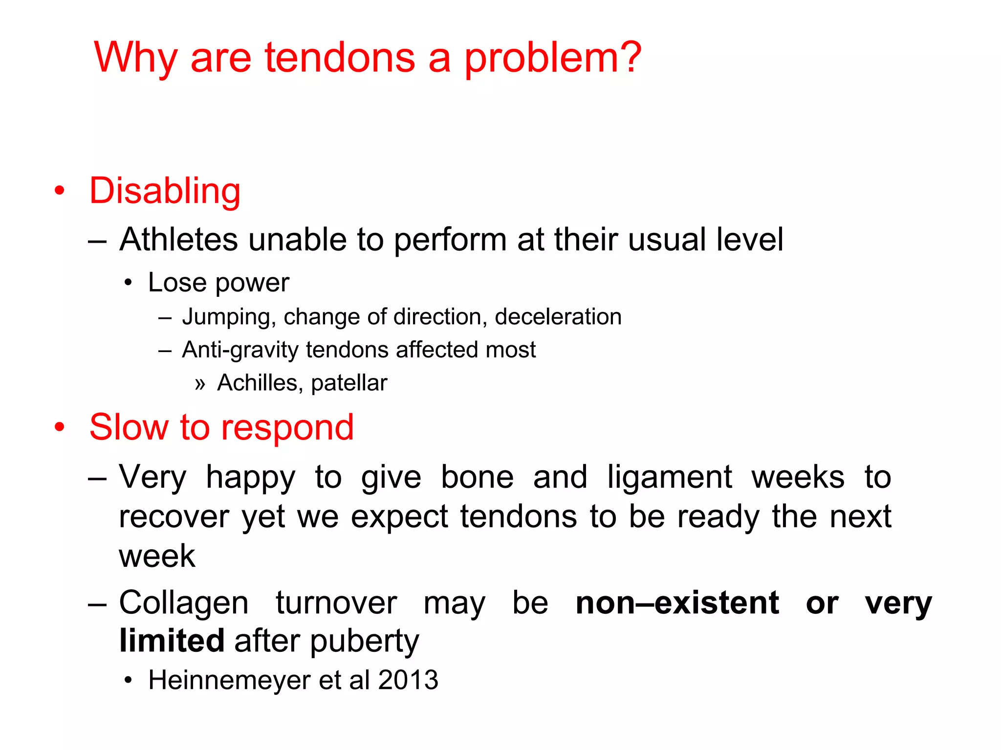 Treatment options of Tendinopathy in Athletes: Tendon Overload I Dr ...