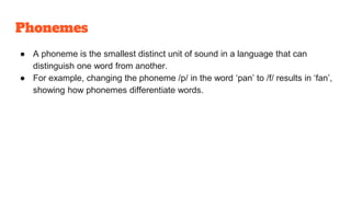 Pearson International AS English Language Phonology | PPTX