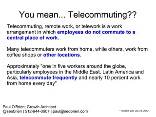 The Way We Work is Evolving | PPT | Remote Working | Careers