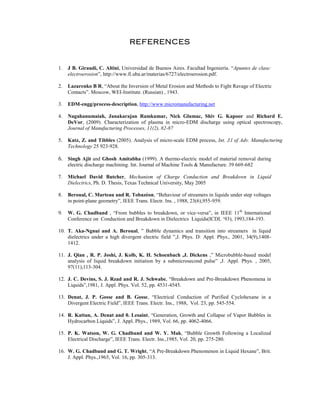 A Study on Liquid Dielectric Breakdown in Micro-EDM Discharge | PDF