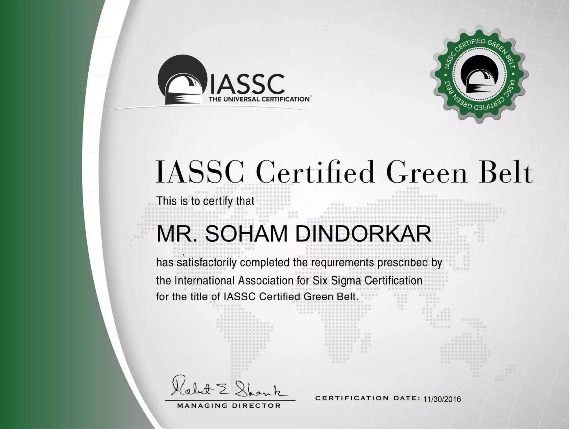 Iassc lean-six-sigma-green-belt-certification | PDF