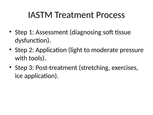 IASTM_Presentation.pptxahjadjufdsdyioidr | PPTX | Death, Injury, or ...