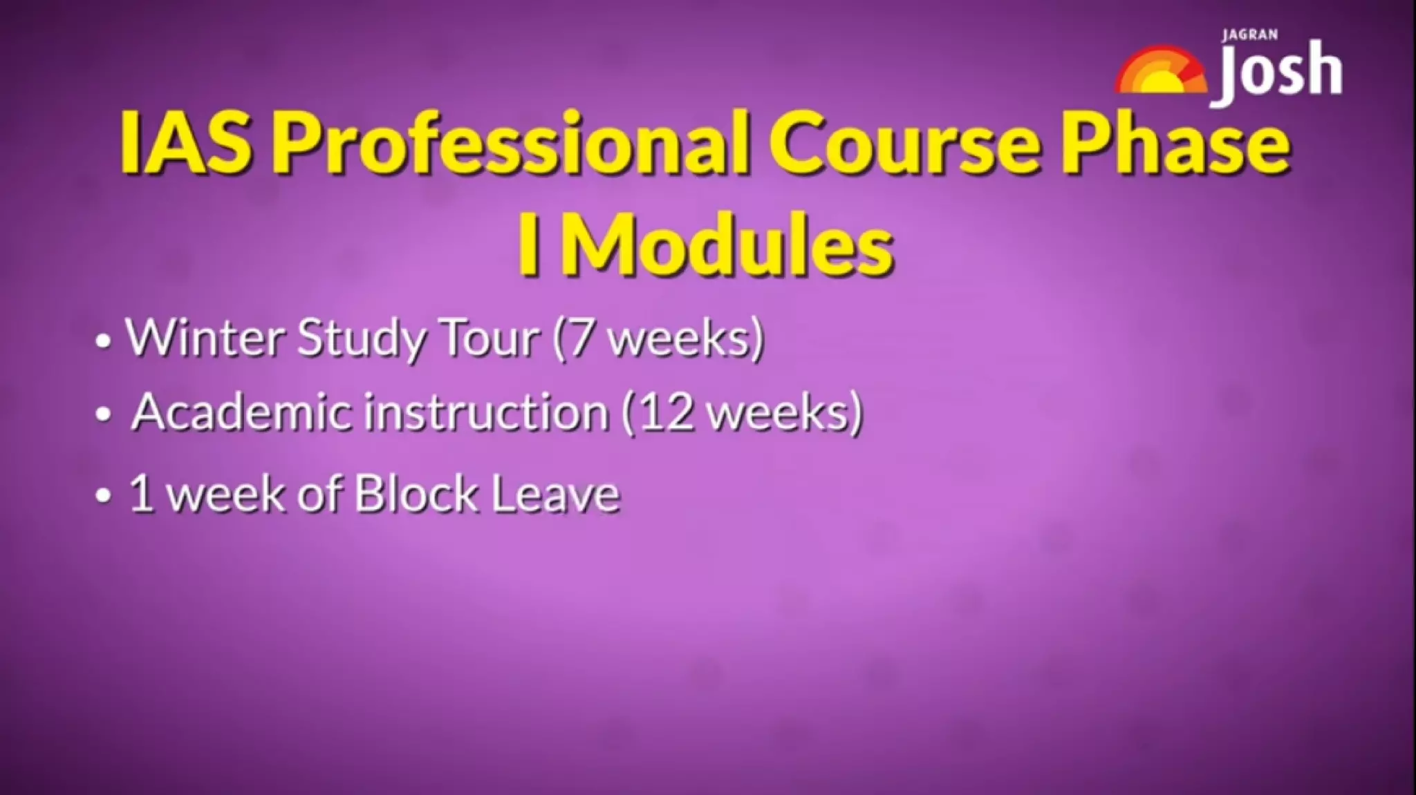 IAS Training schedule | PPT