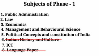 IAS Training schedule | PDF