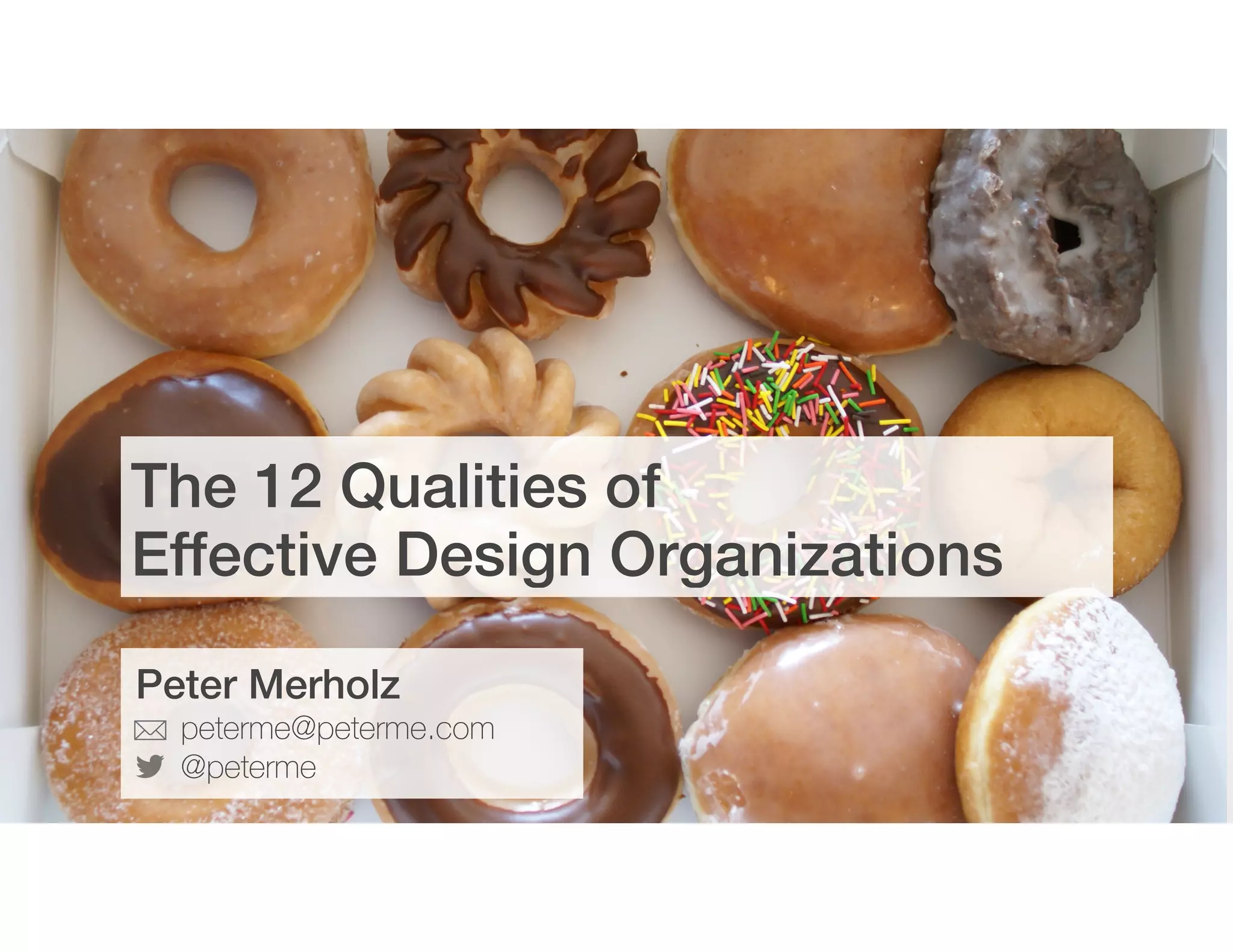 12 Qualities of Effective Design Organizations | PPT
