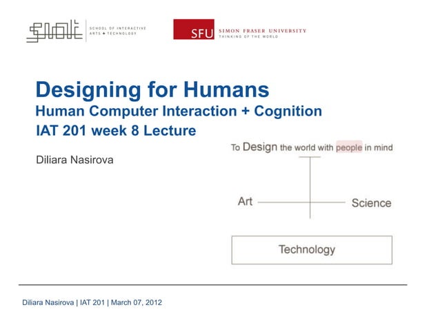 Designing for Humans Lecture | PPT