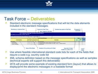 Iata Cargo Xml Electronic Messages Approach V0.4 | PDF
