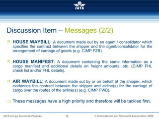 Iata Cargo Xml Electronic Messages Approach V0.4 | PDF
