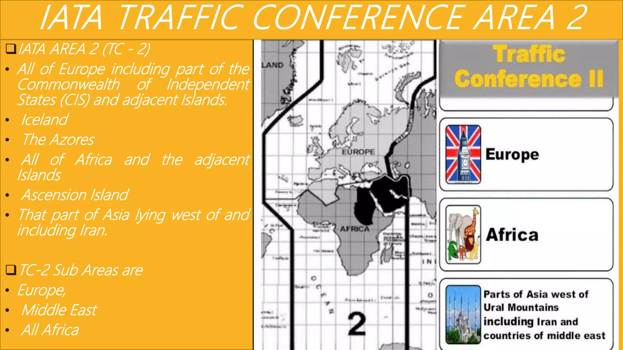 IATA Geography and Traffic Conference Area | PPT