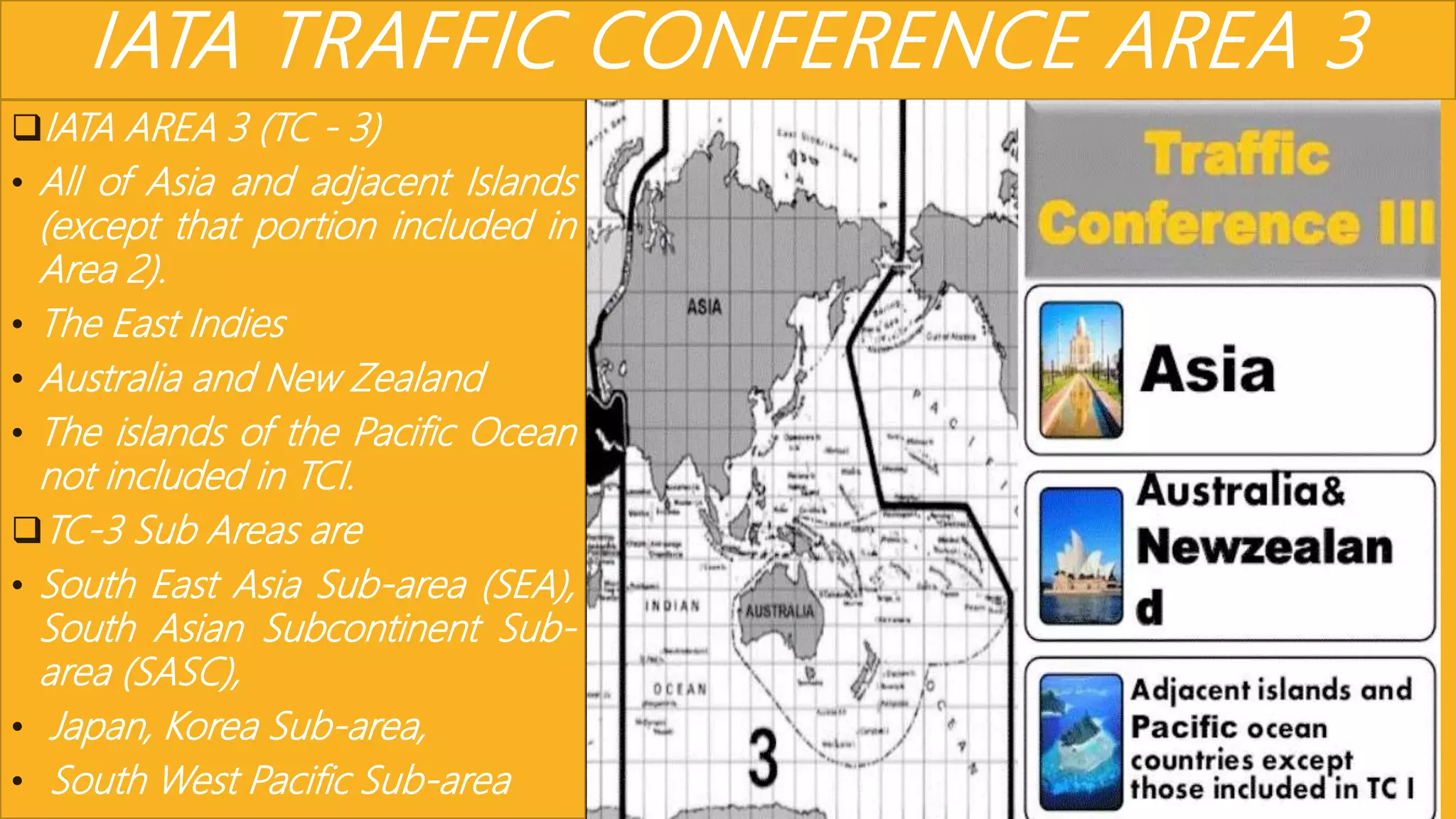 IATA Geography and Traffic Conference Area | PPT