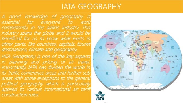 IATA Geography and Traffic Conference Area | PPT