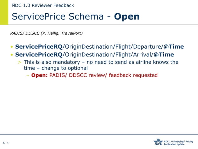 IATA NDC Phase 1 Schema Architecture and Clarifications | PPT