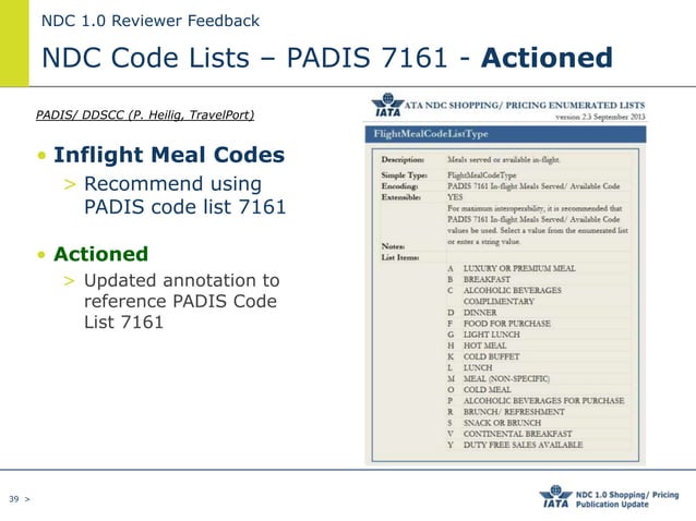 IATA NDC Phase 1 Schema Architecture and Clarifications | PPT