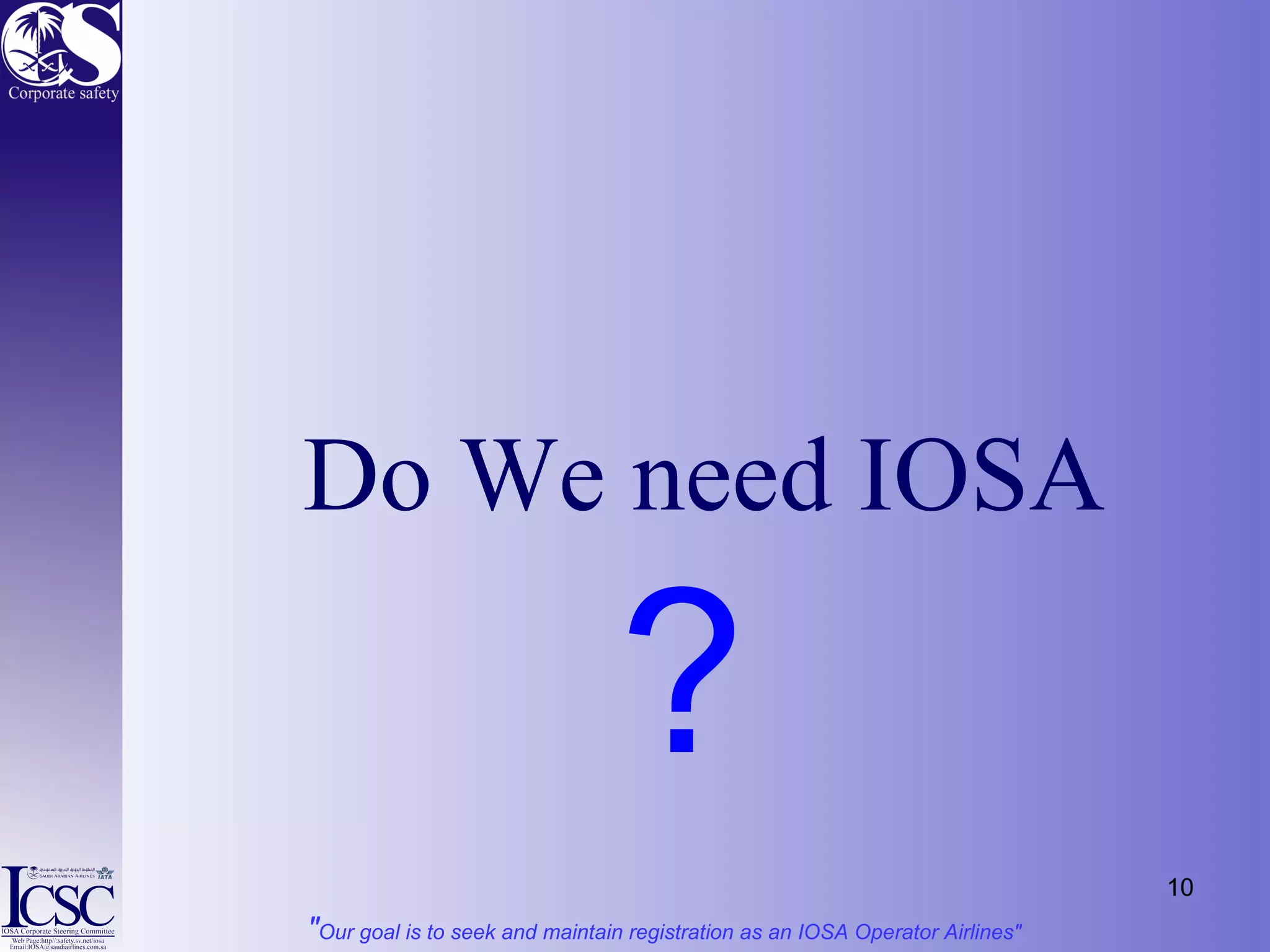 Iata operational safety_audit_(iosa) | PPT