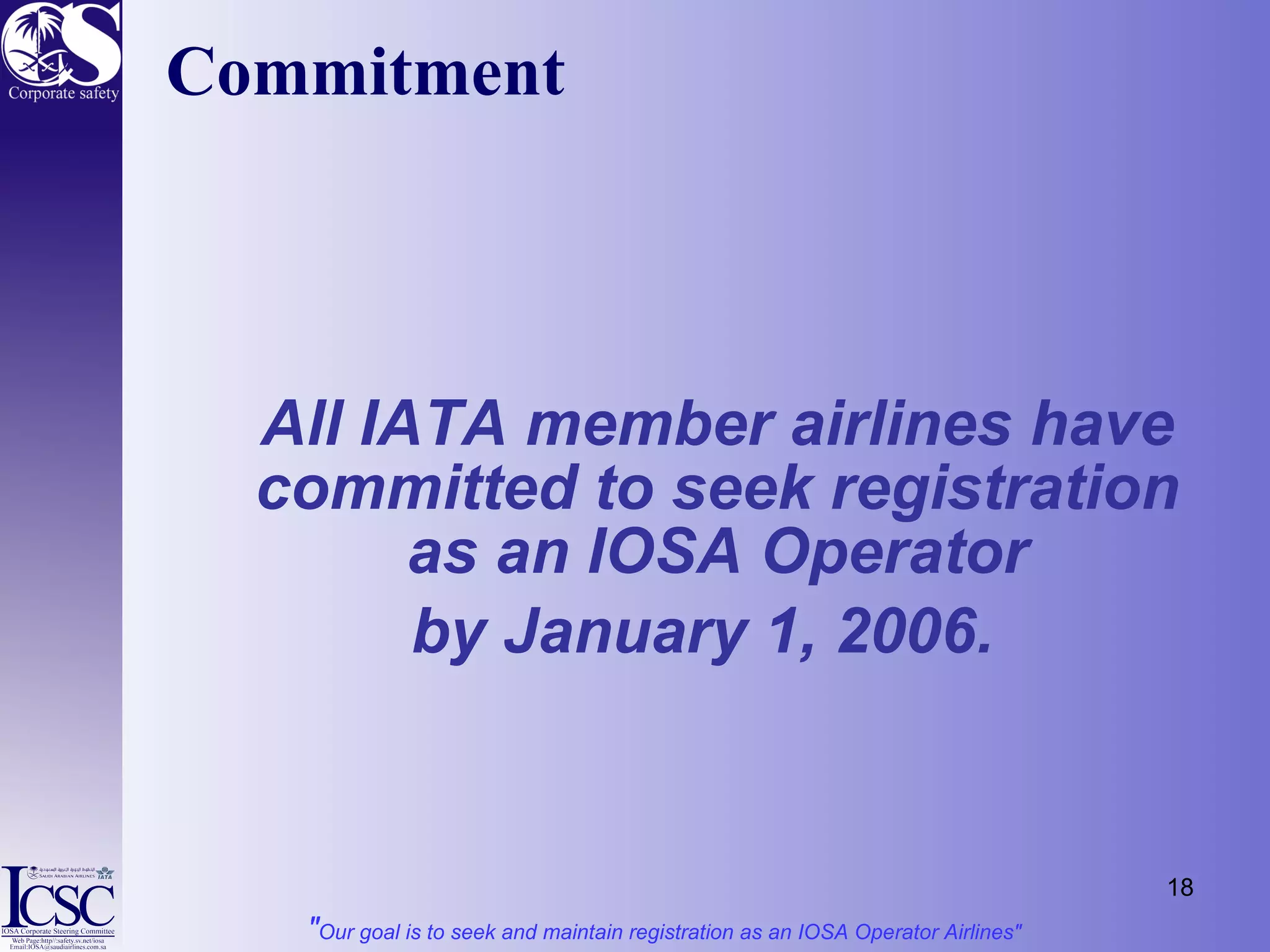 Iata operational safety_audit_(iosa) | PPT