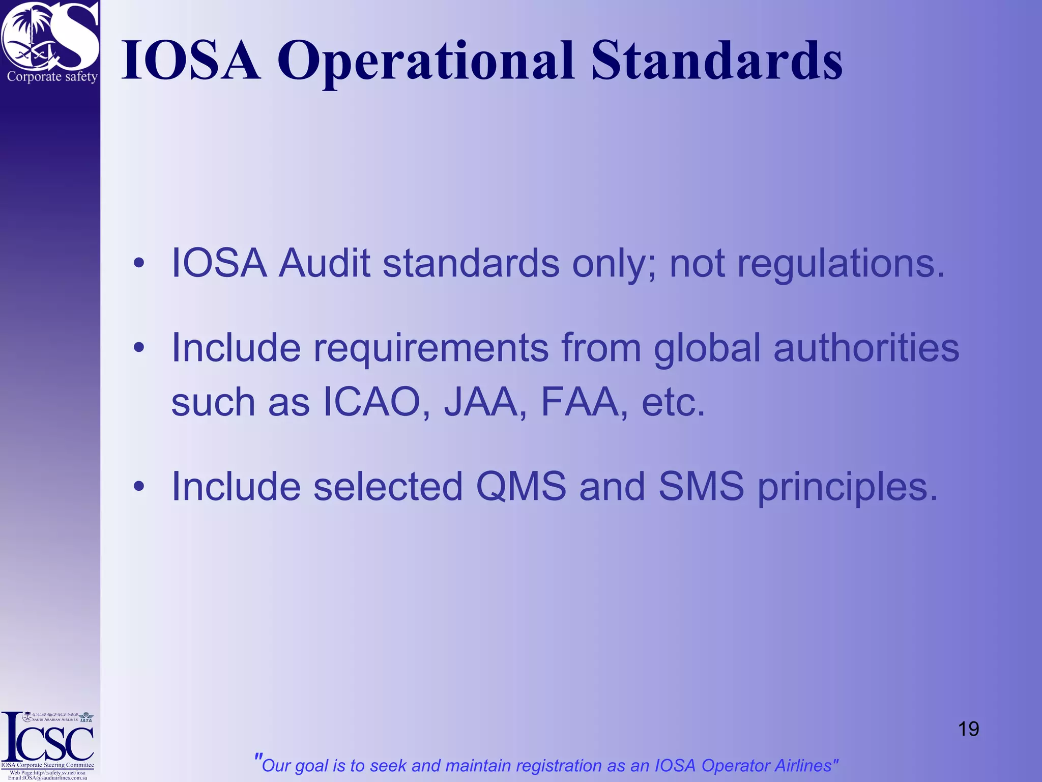 Iata operational safety_audit_(iosa) | PPT