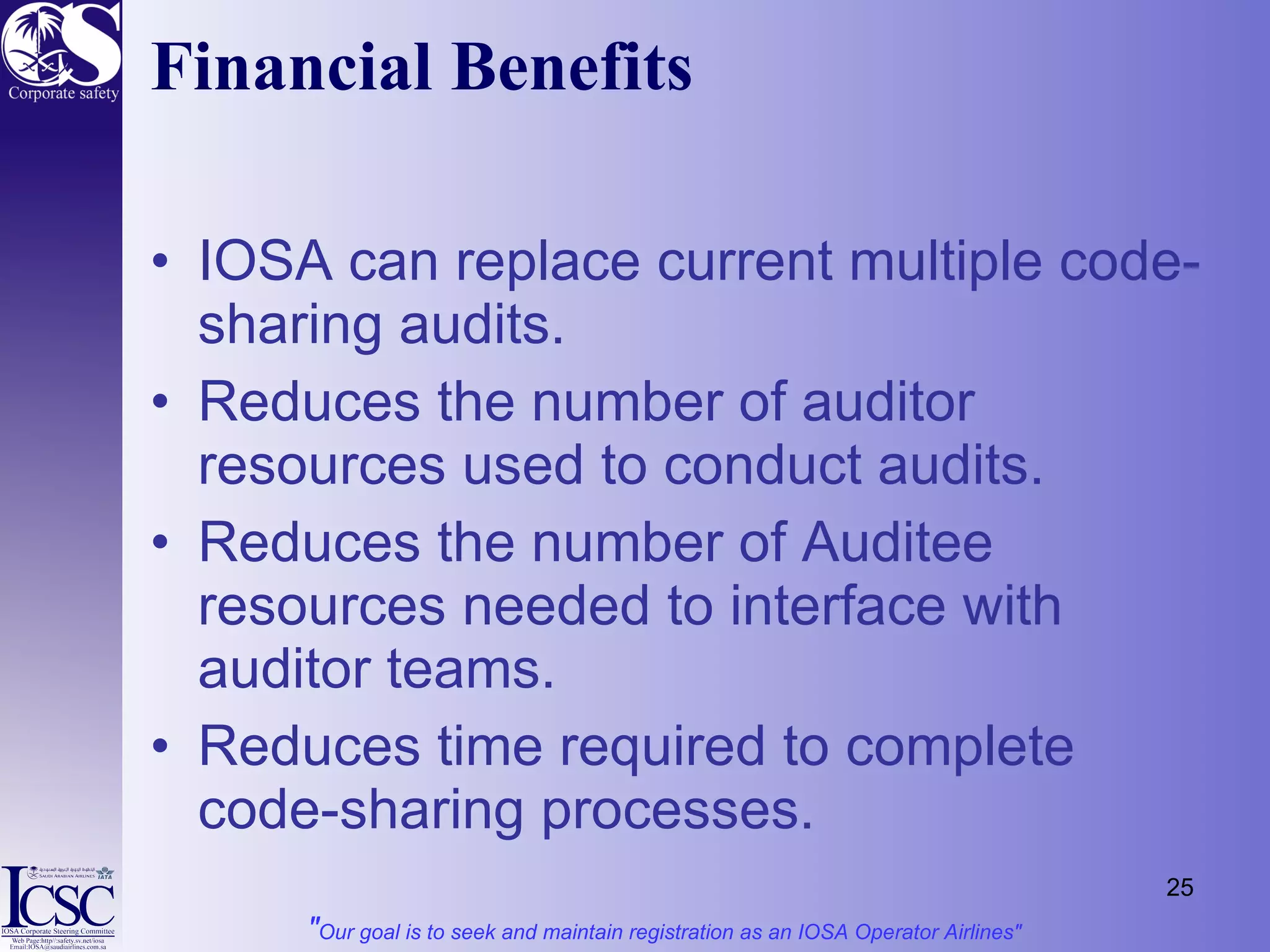 Iata operational safety_audit_(iosa) | PPT