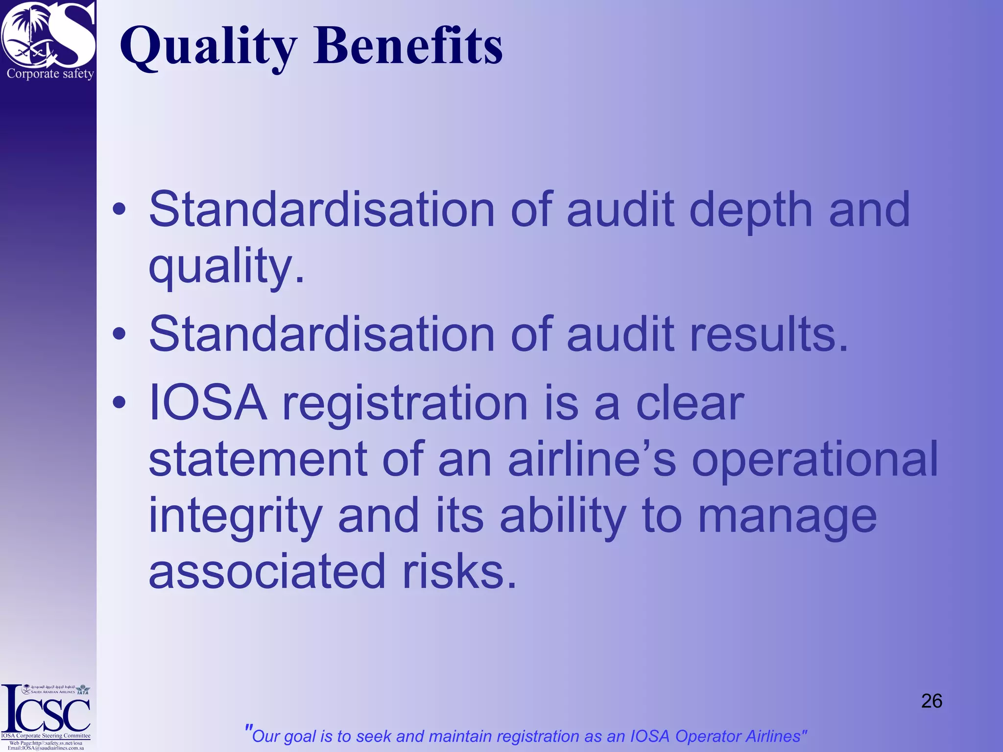 Iata operational safety_audit_(iosa) | PPT