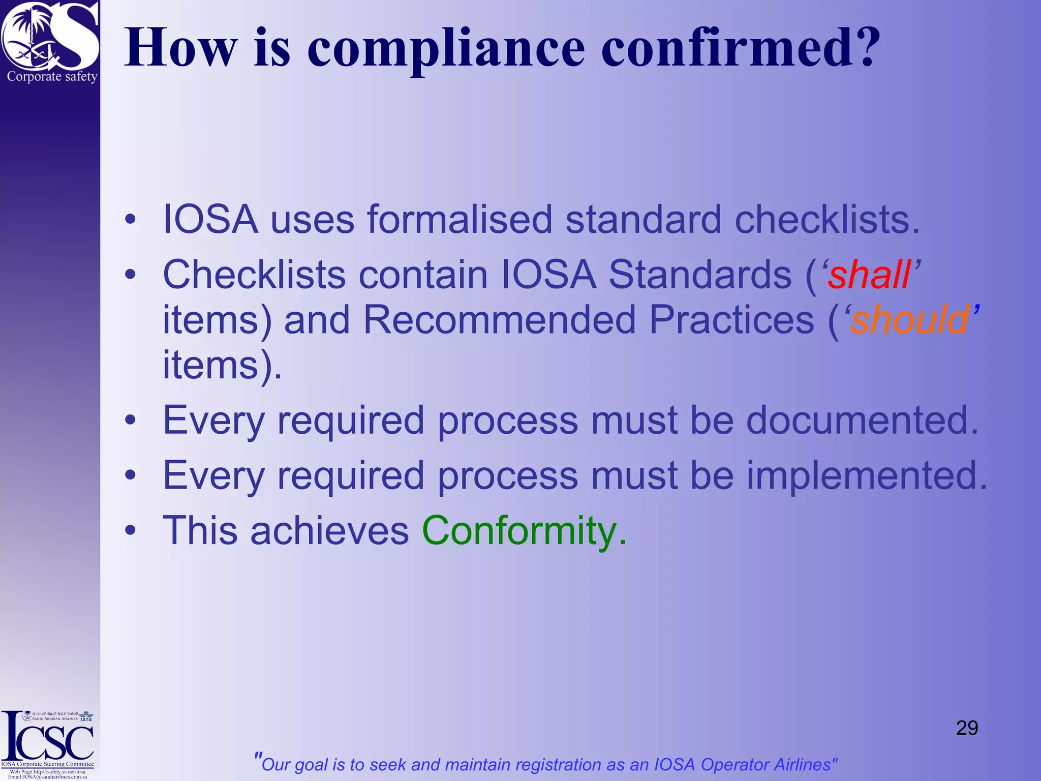 Iata operational safety_audit_(iosa) | PPT